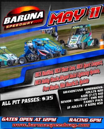 Barona Speedway – 1/4 MILE CLAY OVAL